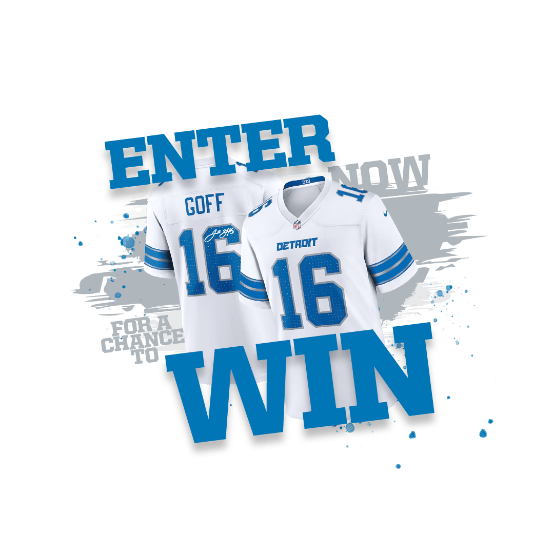 Autographed Jared Goff Detroit Lions Jersey