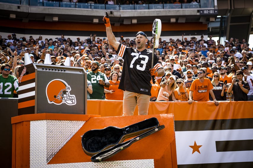 Guitar Smash Design Contest - Cleveland Browns