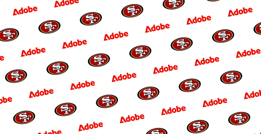 49ers x Adobe Mural Match - San Francisco 49ers × Adobe