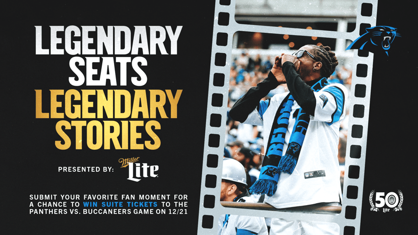 Legendary Seats, Legendary Stories Presented by Miller Lite - Carolina ...