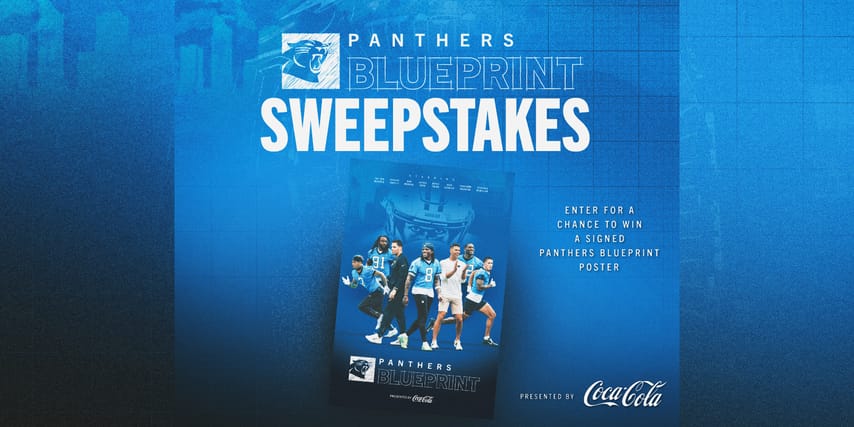 Panthers Blueprint Sweepstakes, presented by Coca-Cola® × Coca-Cola