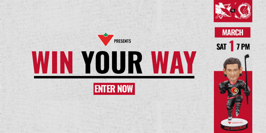 Win your way to Bobblehead Night × Canadian Tire
