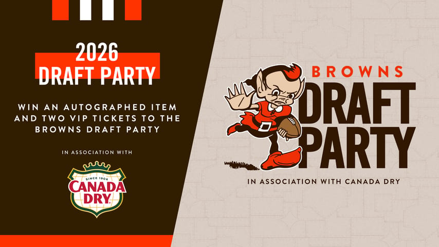 Canada Dry: 2026 Cleveland Browns Draft Party Sweepstakes × Canada Dry ...