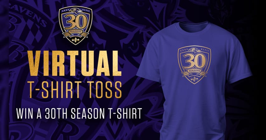 30th Season T-Shirt Toss